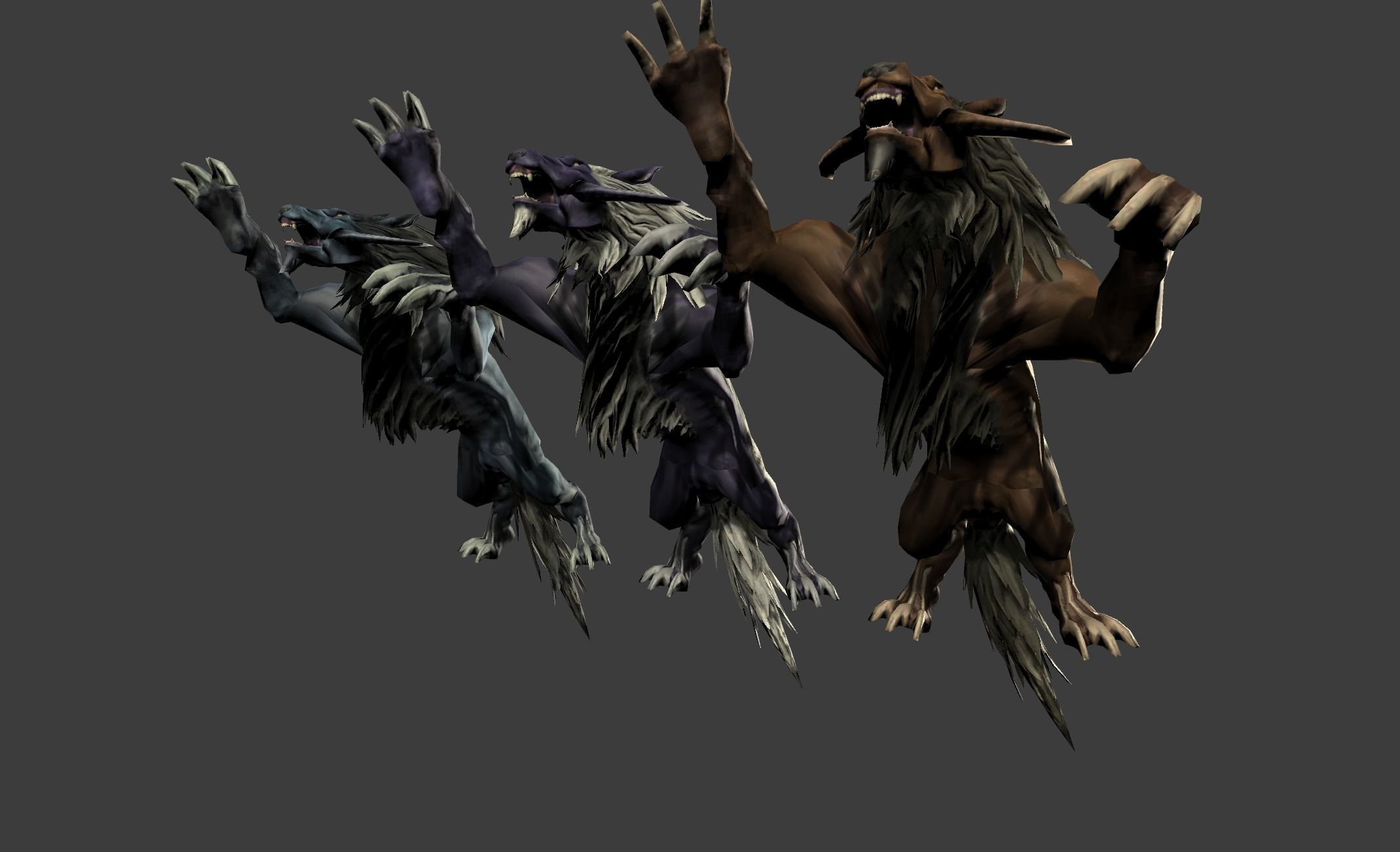 3D model Beast Wolf Mutant VR / AR / low-poly | CGTrader