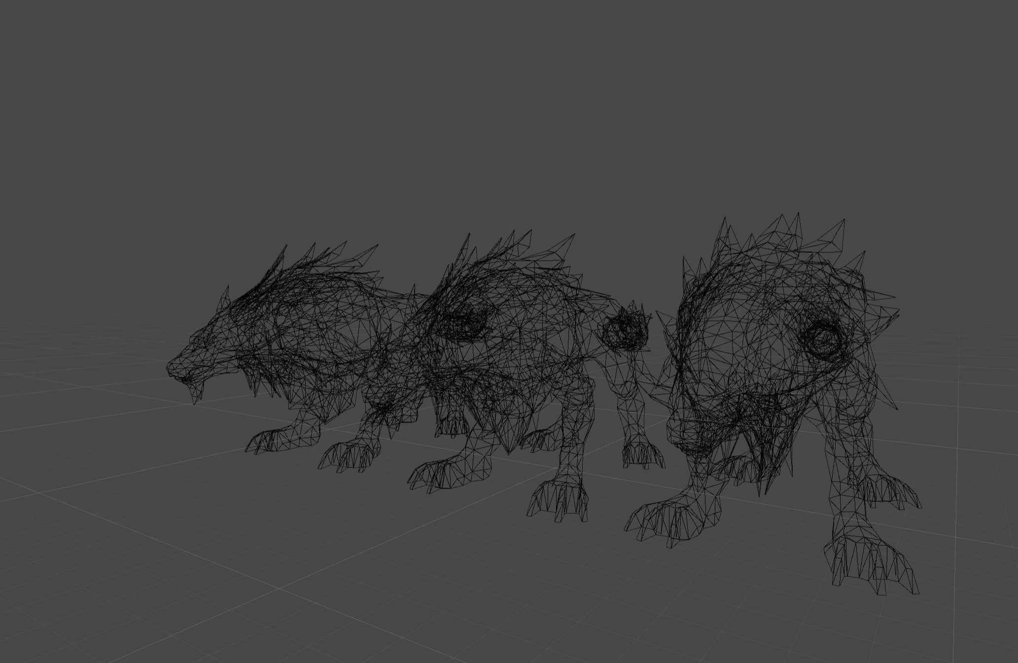 3D model Beast Wolf Mutant VR / AR / low-poly | CGTrader