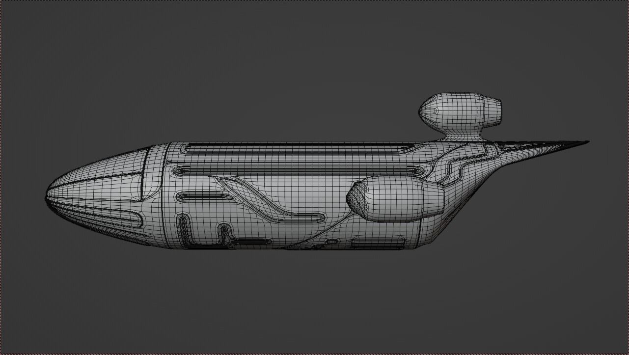 3D model Starship VR / AR / low-poly | CGTrader