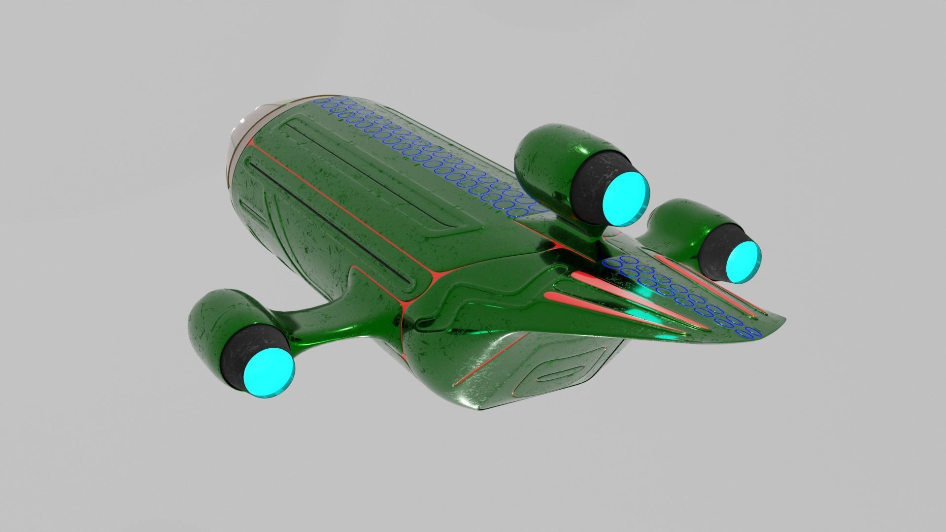 3D model Starship VR / AR / low-poly | CGTrader