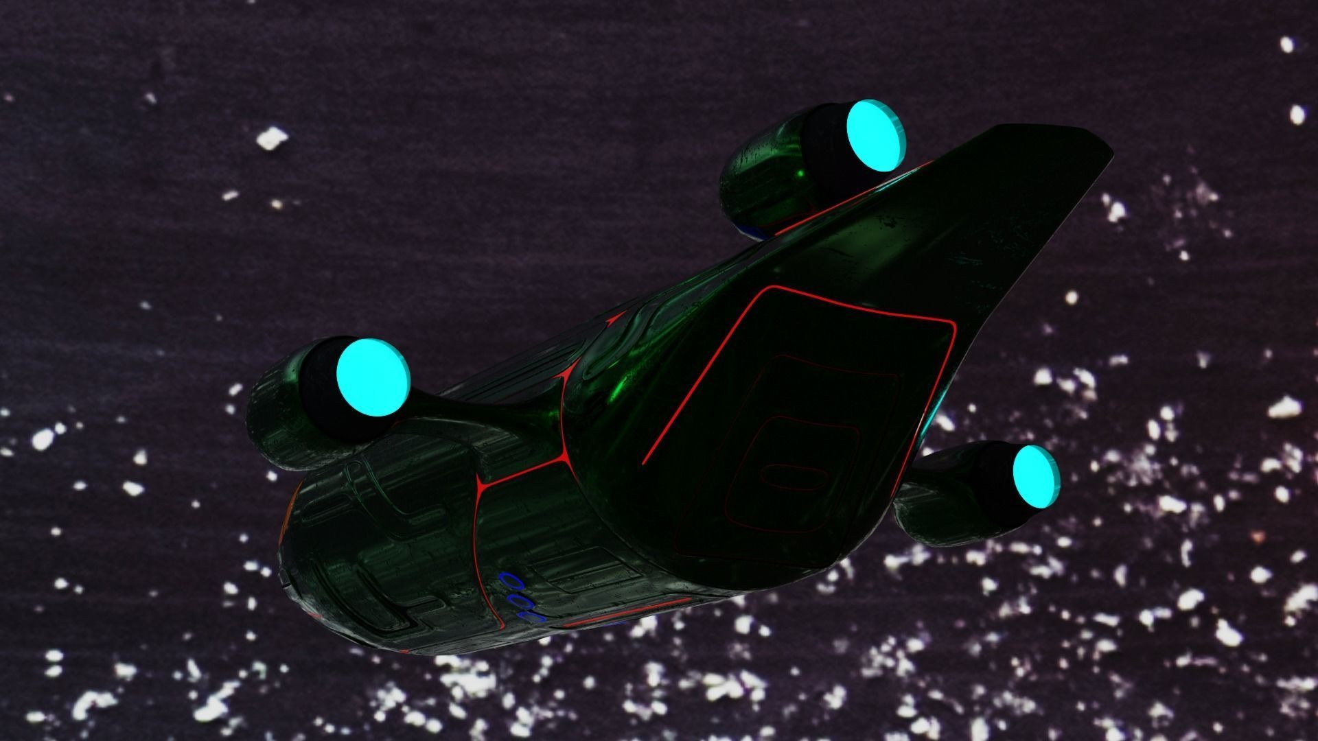 3D model Starship VR / AR / low-poly | CGTrader