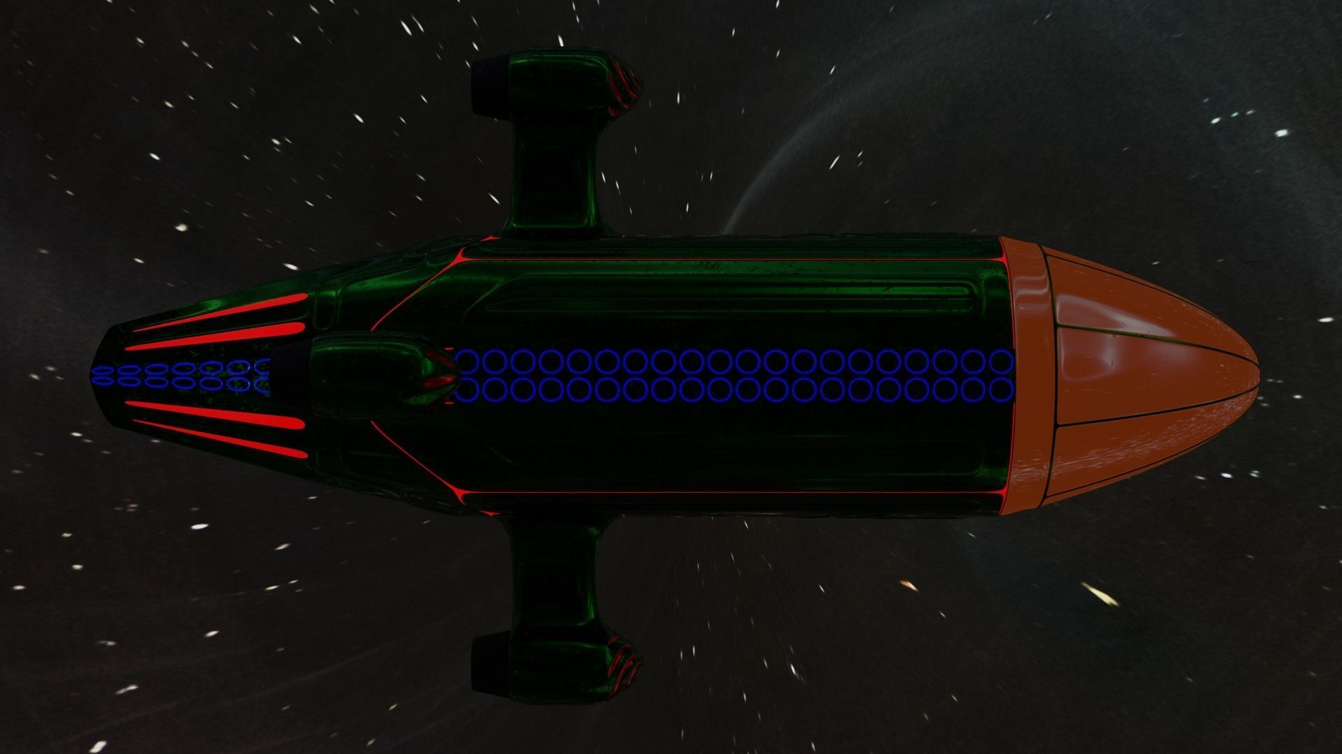 3D model Starship VR / AR / low-poly | CGTrader