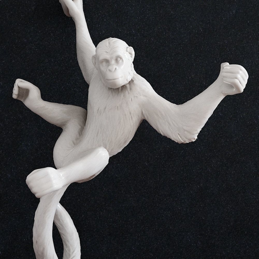 Monkey Chandelier 3D model 3D printable | CGTrader