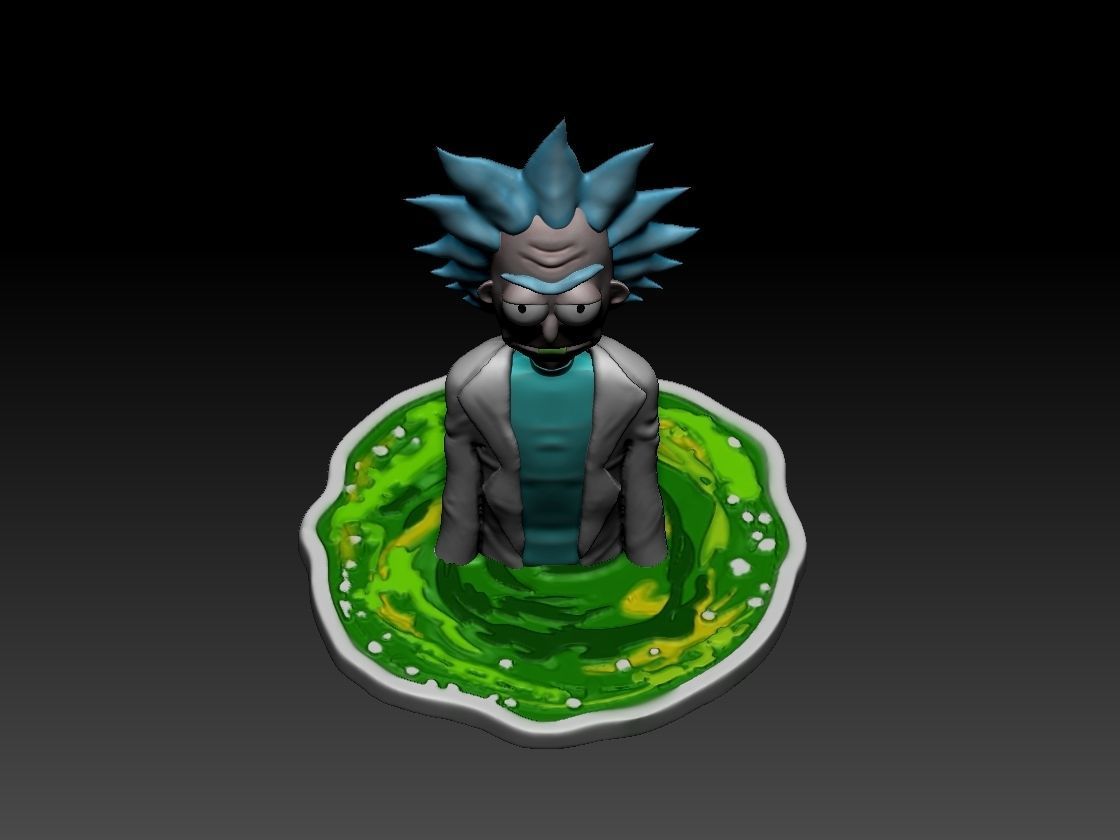 Rick and Morty 3D model 3D printable | CGTrader