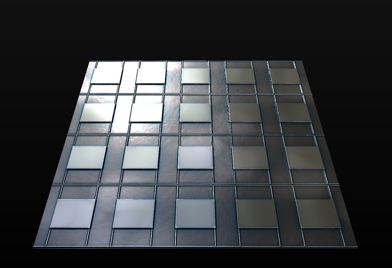 10 Seamless Metal Panels and Grids PBR Materials - Set 2 Texture | CGTrader
