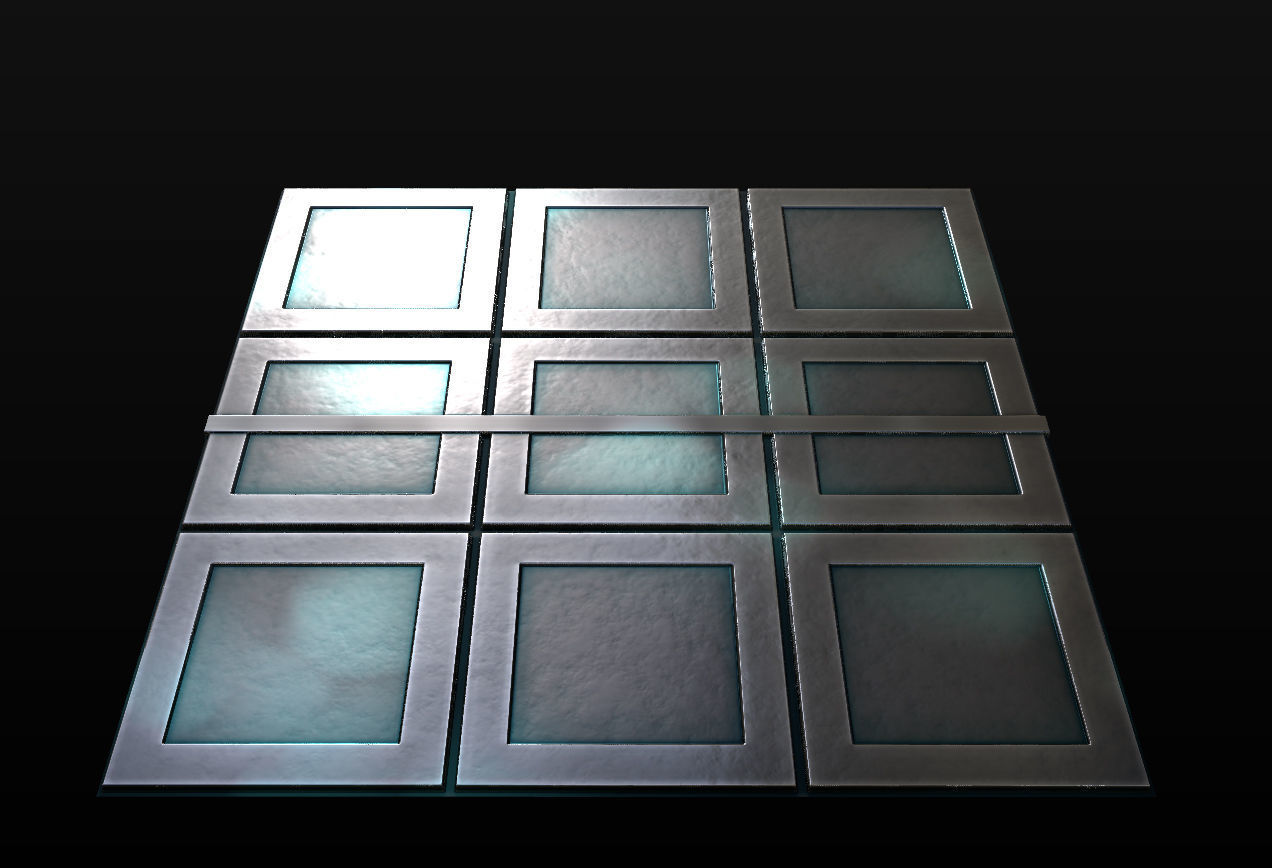 10 Seamless Metal Panels and Grids PBR Materials - Set 2 Texture | CGTrader