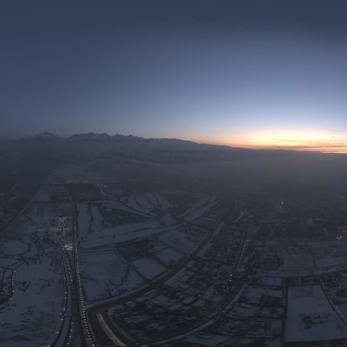 HDR - Twilight Over The Park 3D model | CGTrader