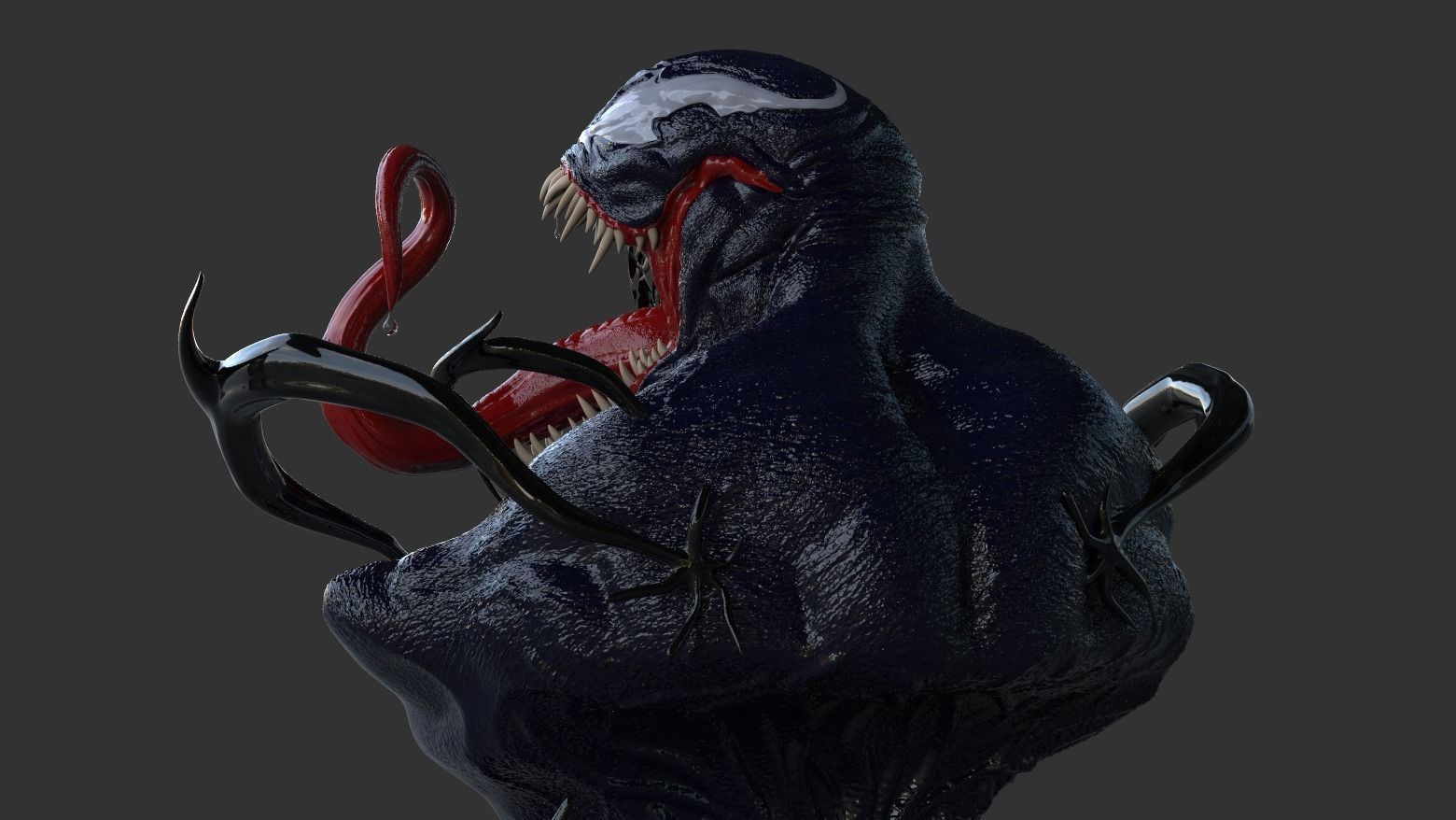 Venom Bust 3D model | CGTrader