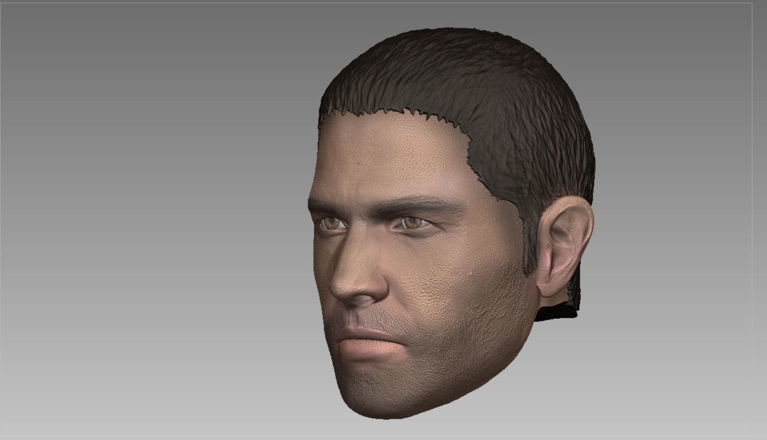 ONE12 SCALE HEAD - Chris Redfield- RE6 3D print model 3D model 3D ...