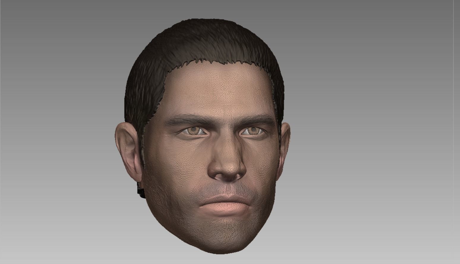 ONE12 SCALE HEAD - Chris Redfield- RE6 3D print model 3D model 3D ...
