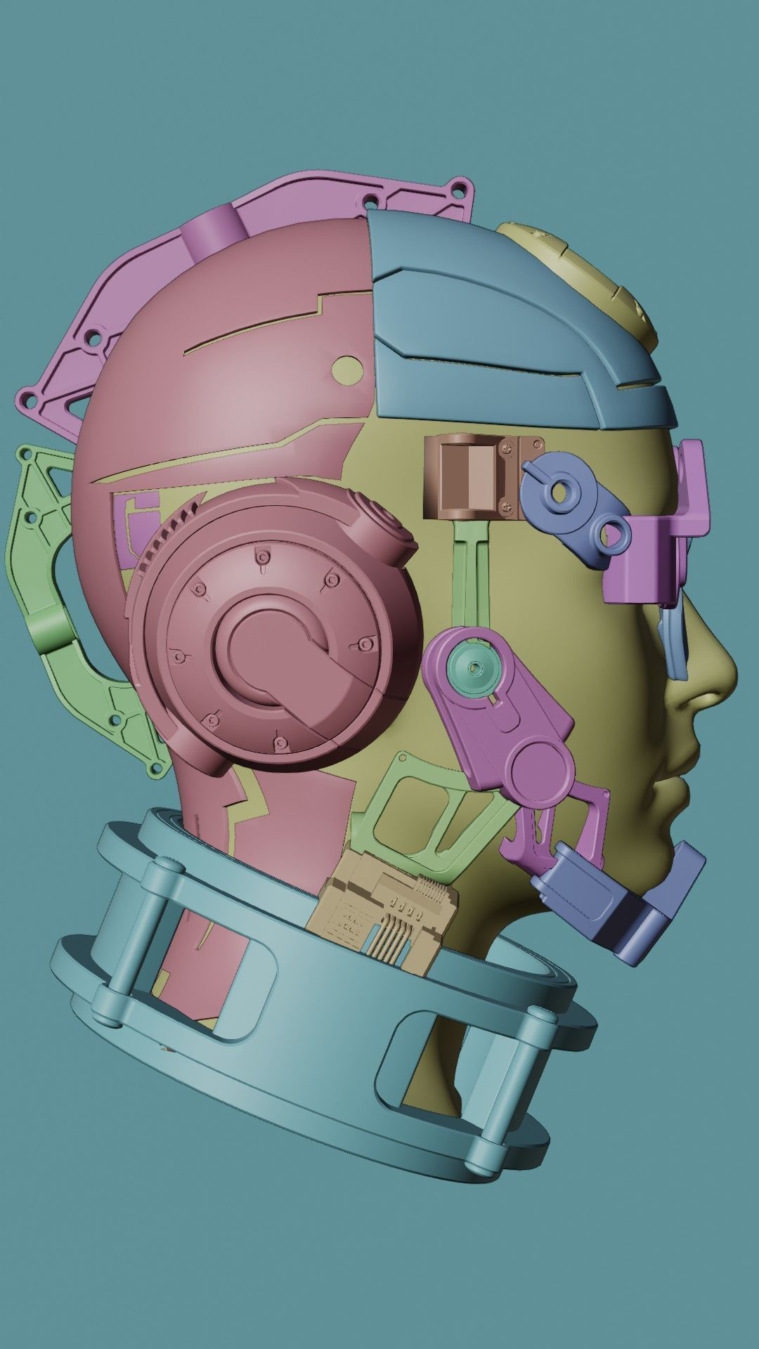 Sci-fi Character Cyborg 002 3D model | CGTrader