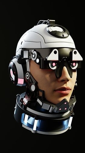 Sci-fi Character Cyborg 002 3D model | CGTrader