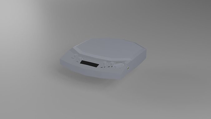 3D model Low Poly CD player VR / AR / low-poly | CGTrader