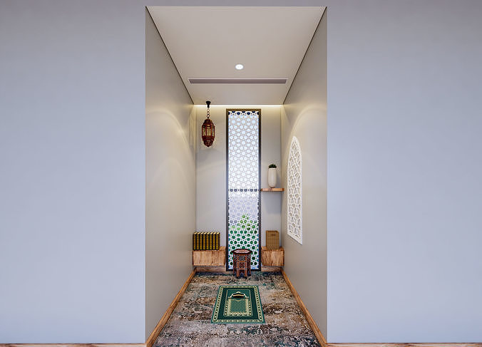 PRAYER ROOM DESIGN 3D model | CGTrader
