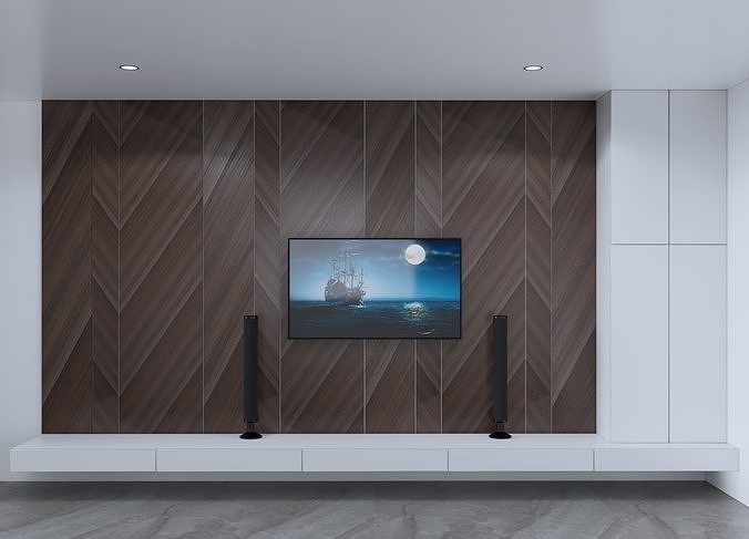 BACKDROP TV DESIGN 3D model | CGTrader