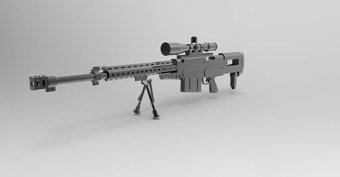 sniper rifles 3D model | CGTrader