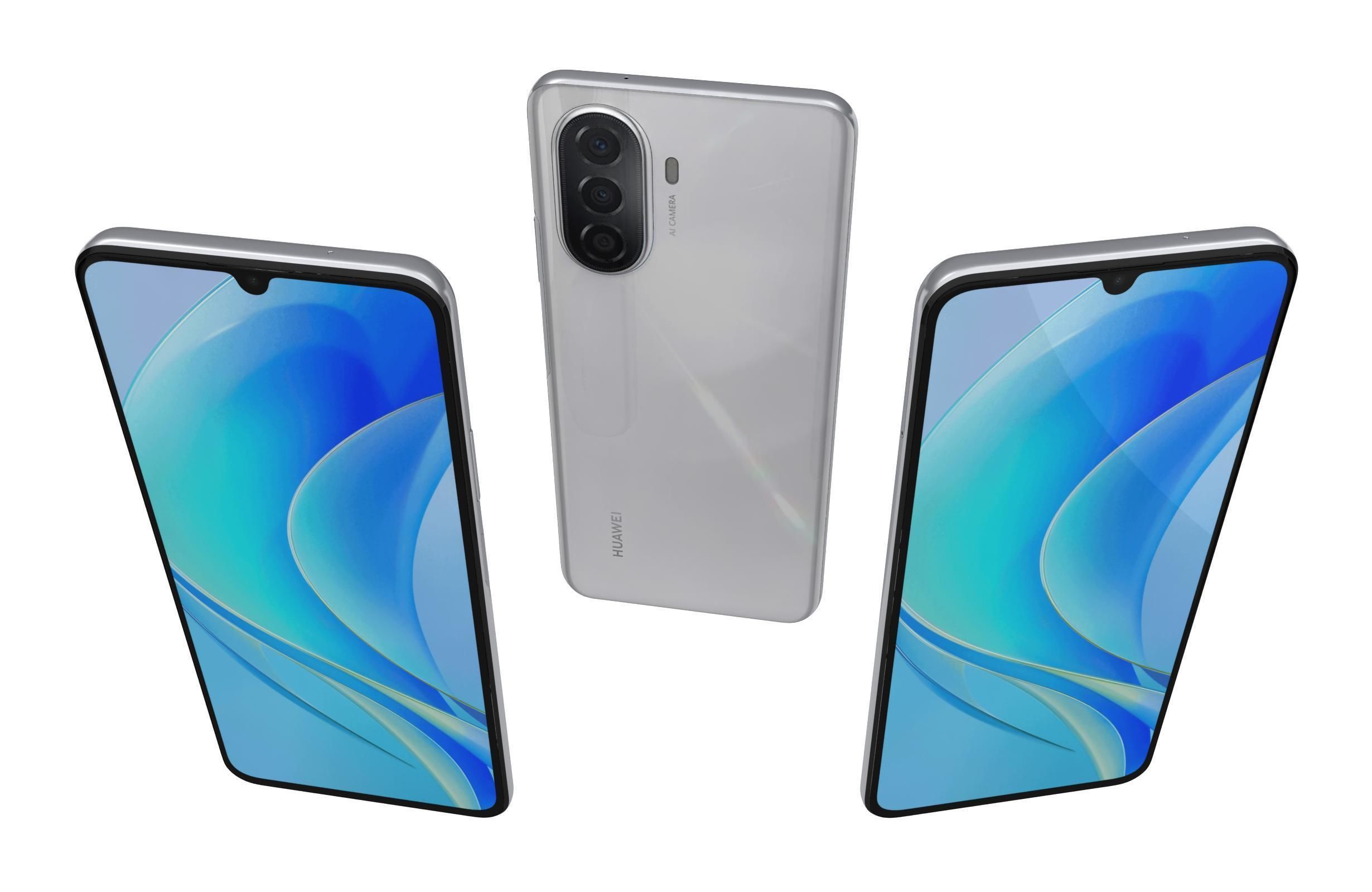 Huawei Nova Y70 All Colors 3D model | CGTrader