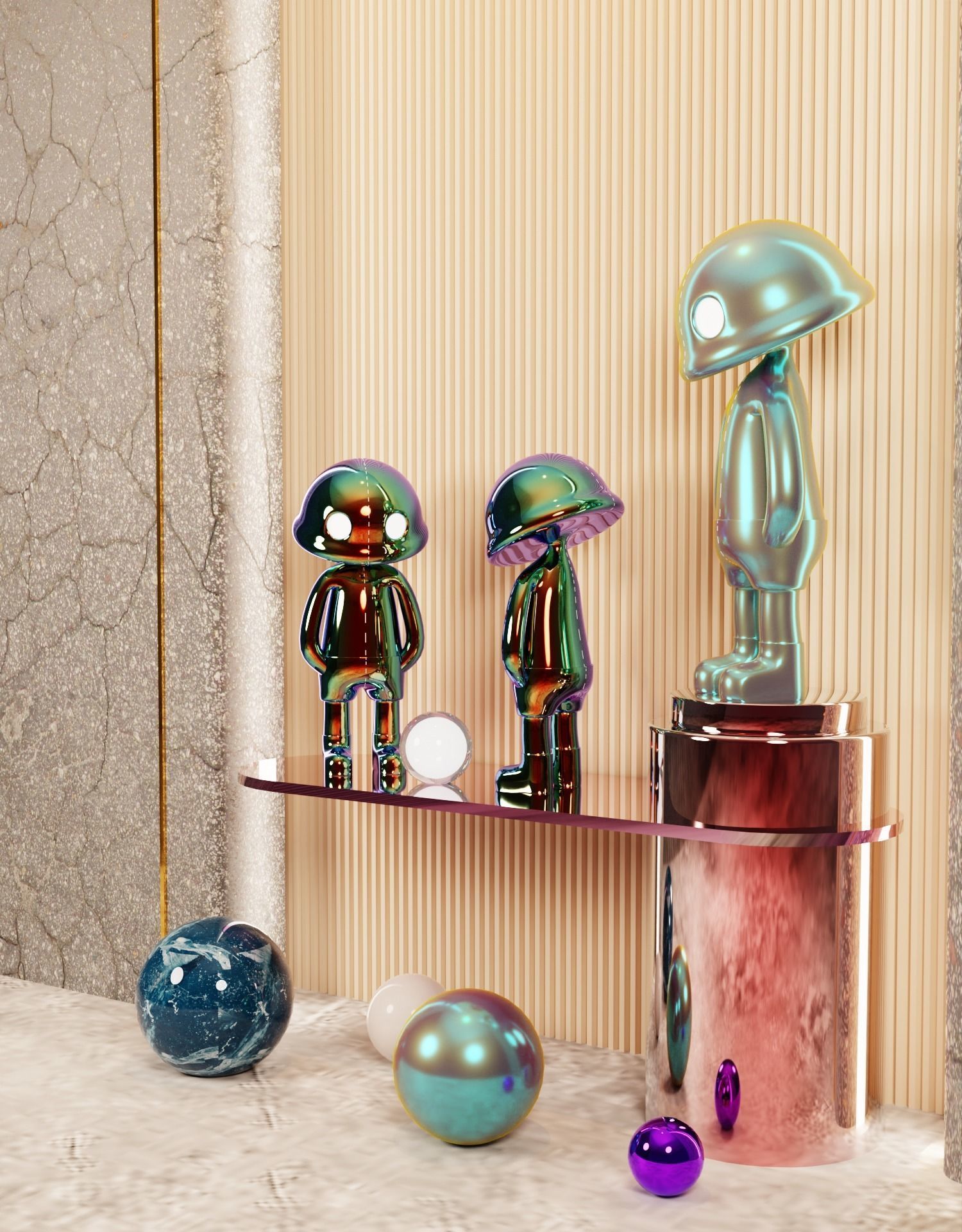 Display area II 3D model | CGTrader