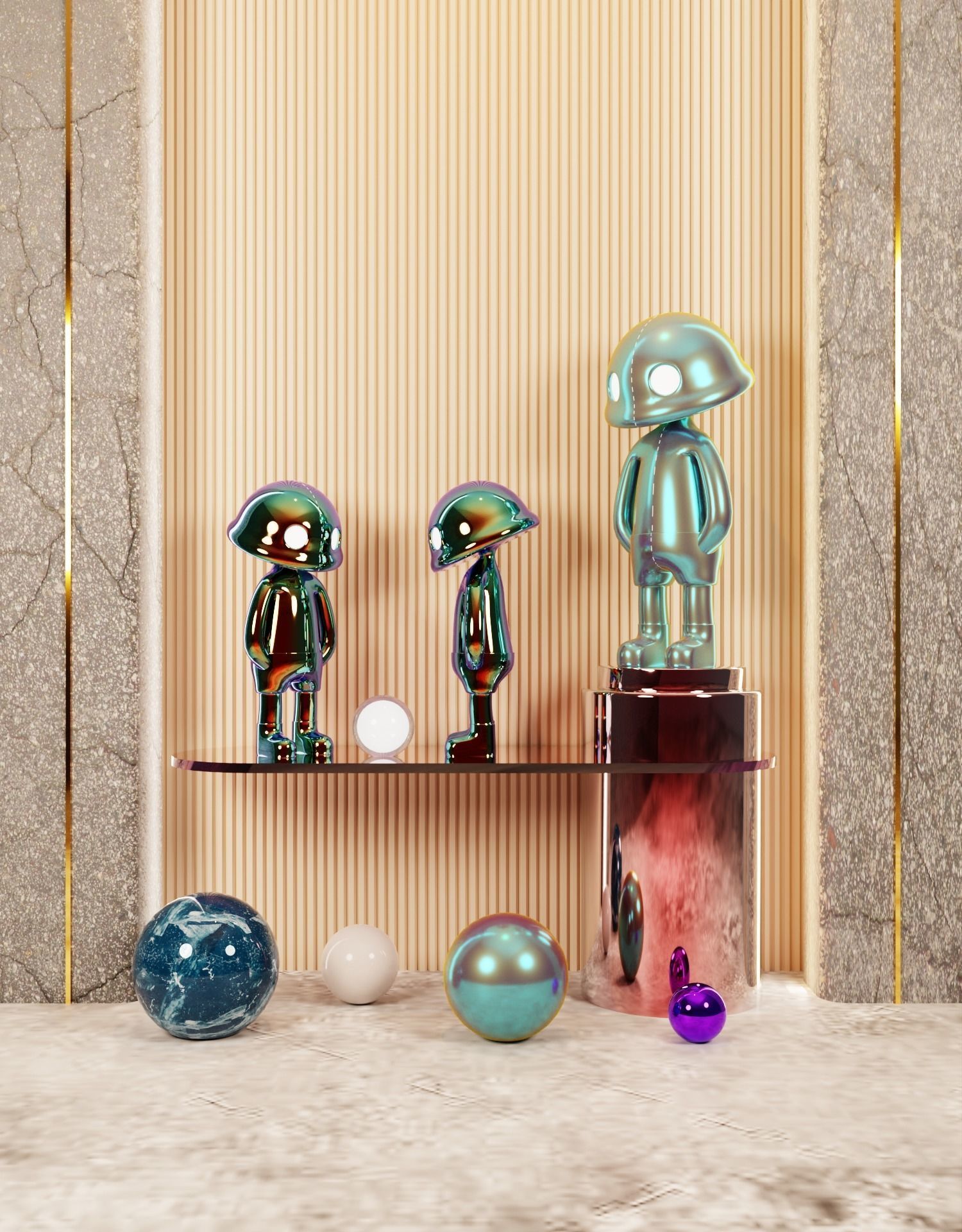 Display area II 3D model | CGTrader