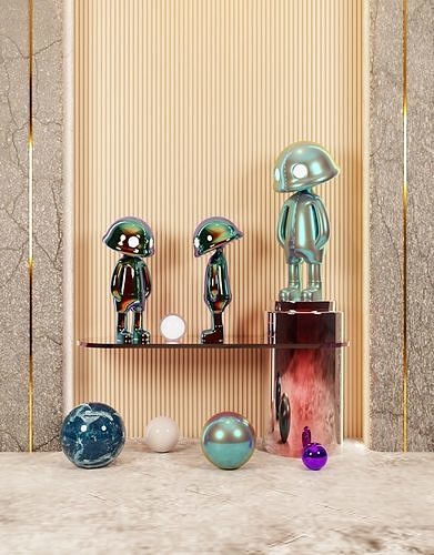 Display area II 3D model | CGTrader