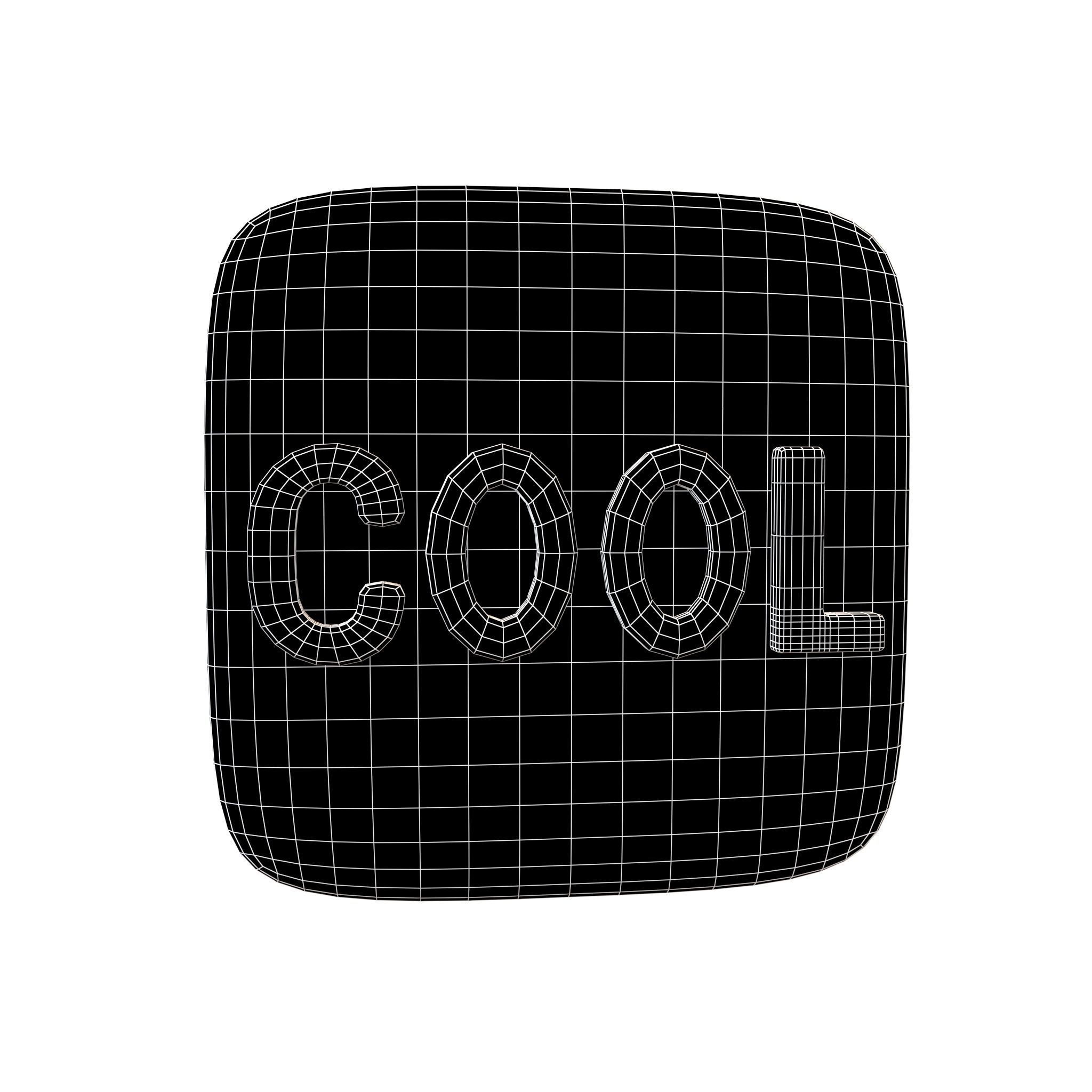 3D model Cool Button Emoji v1 001 VR / AR / low-poly | CGTrader