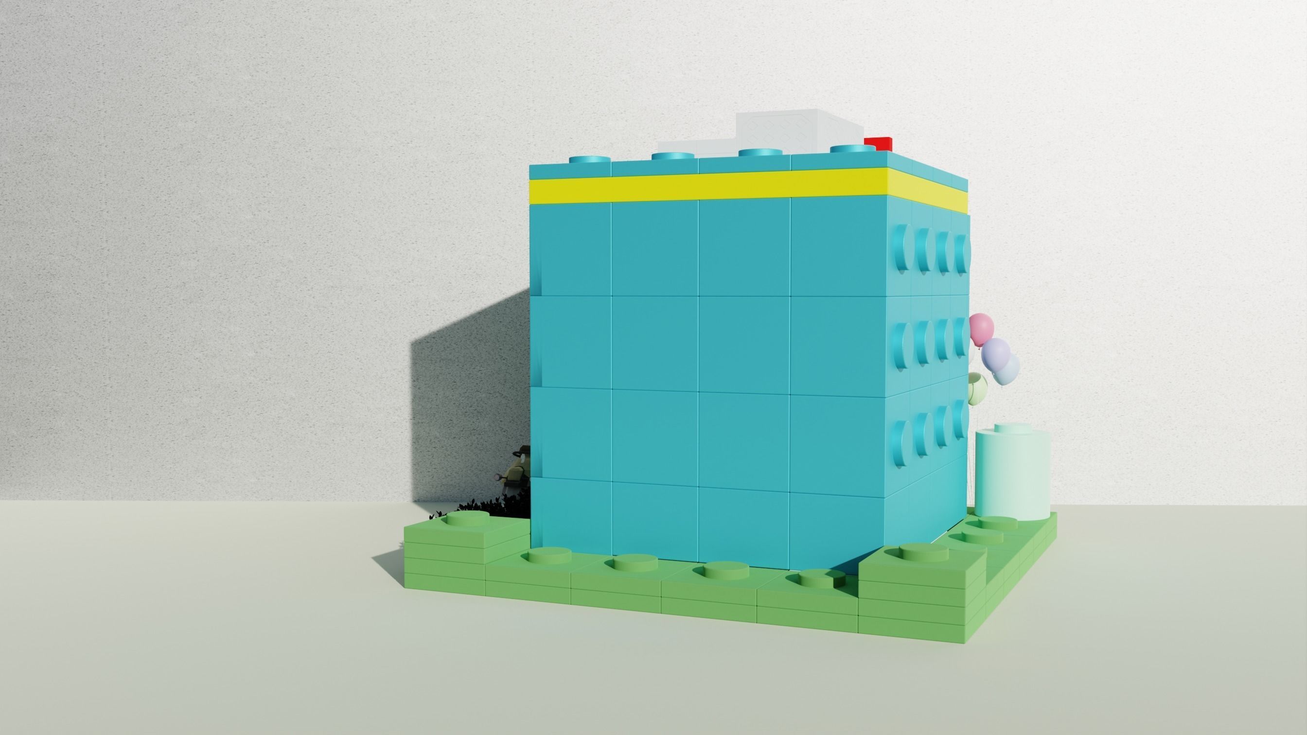 Lego Store lowpoly 3D model | CGTrader
