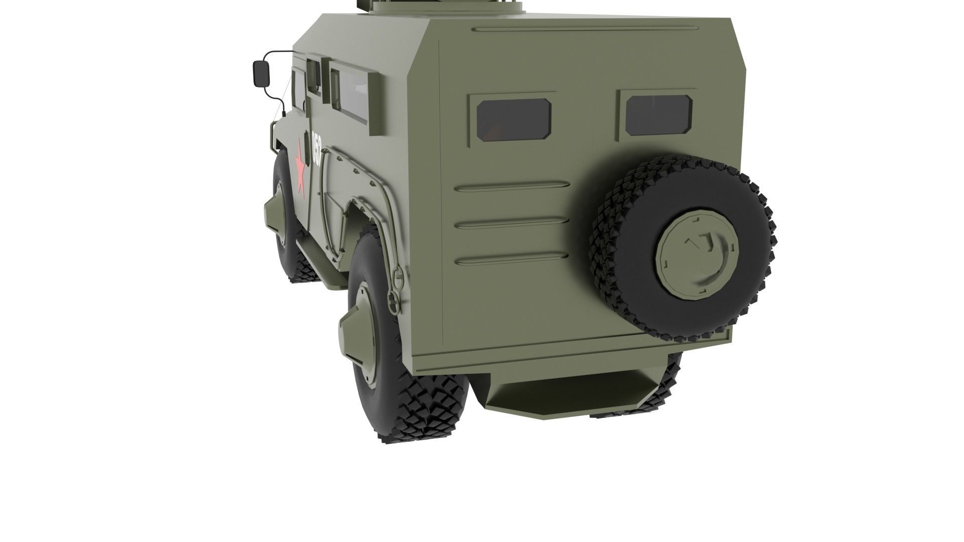 Russian Gaz Tiger 3D model | CGTrader