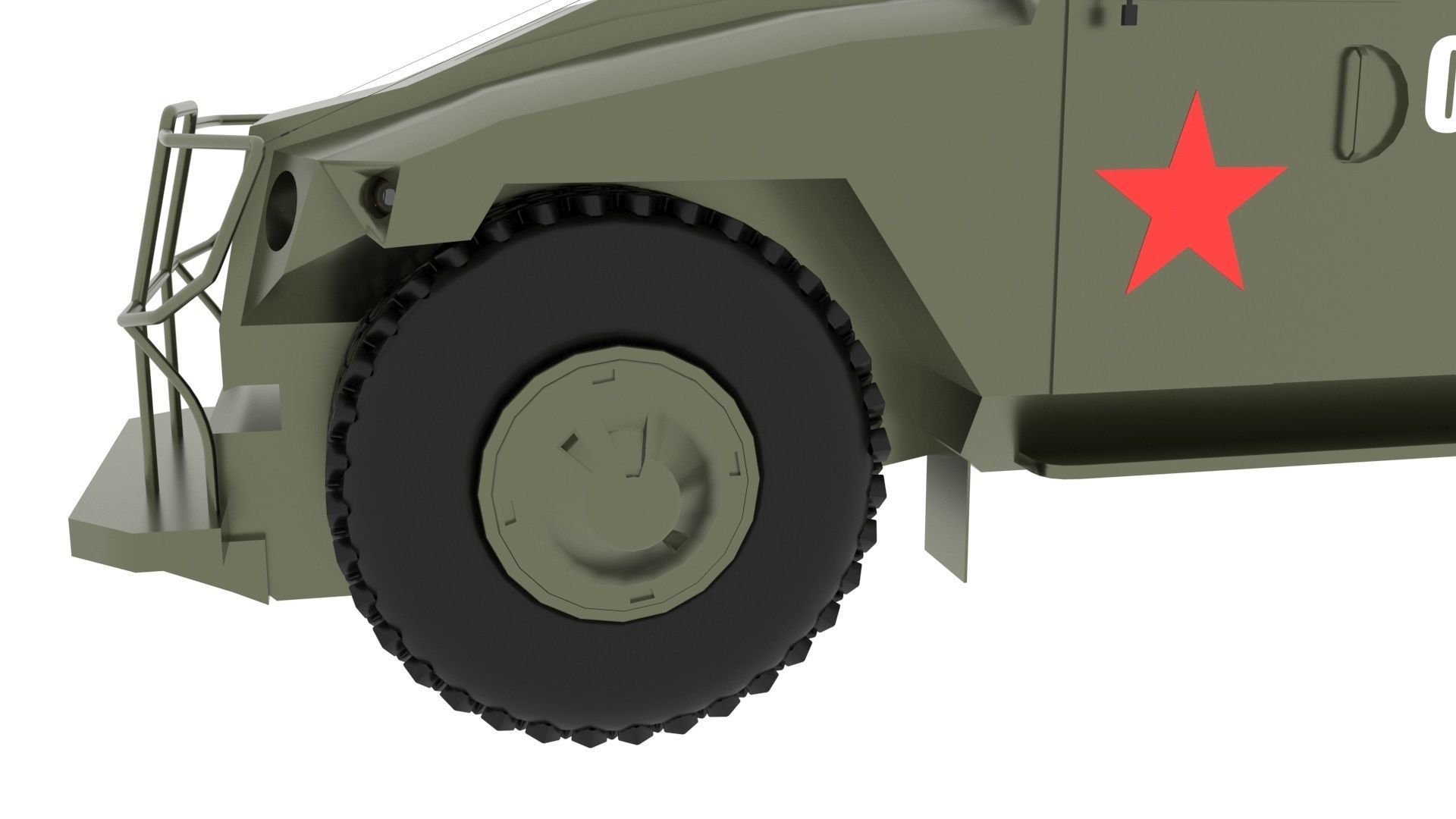 Russian Gaz Tiger 3D model | CGTrader