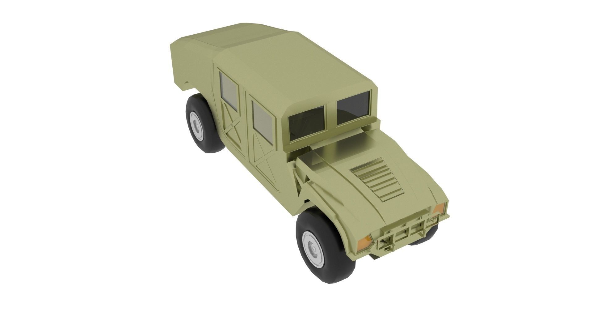 HMMWV Military Humvee 3D model | CGTrader