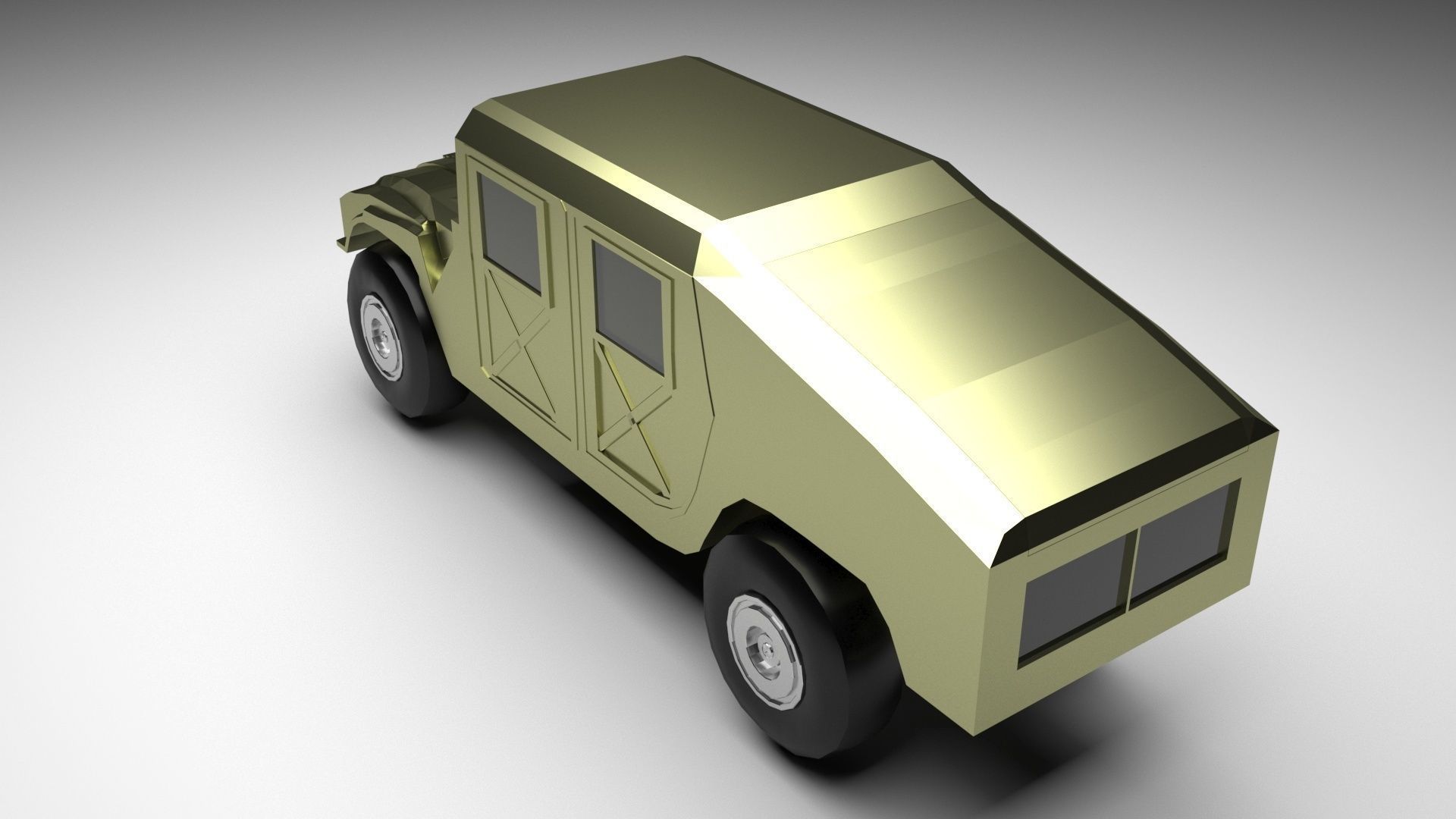 HMMWV Military Humvee 3D model | CGTrader