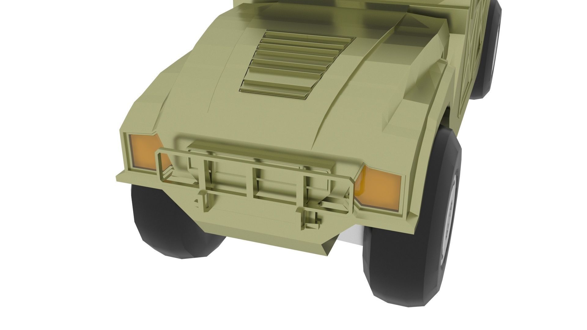 HMMWV Military Humvee 3D model | CGTrader