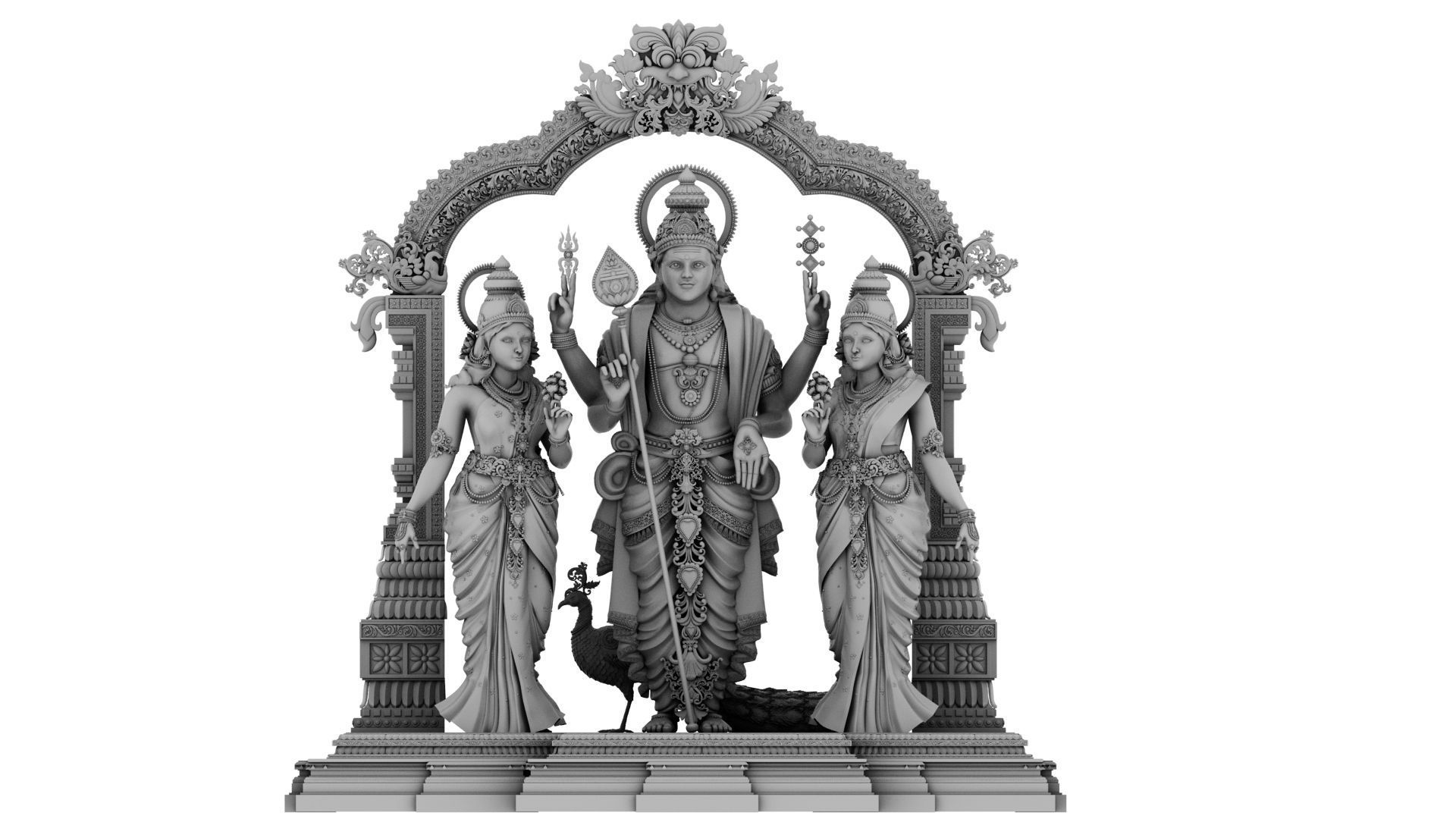 lord god muruga 3D model | CGTrader