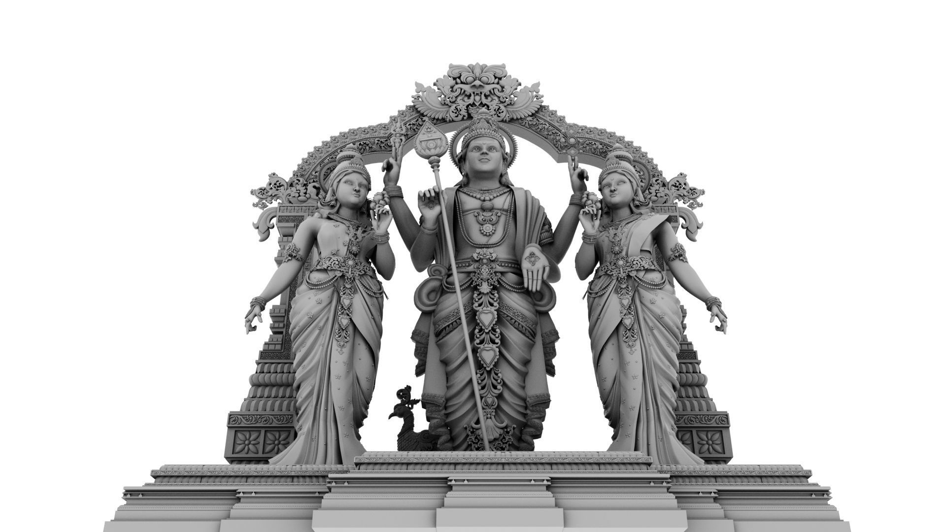 lord god muruga 3D model | CGTrader