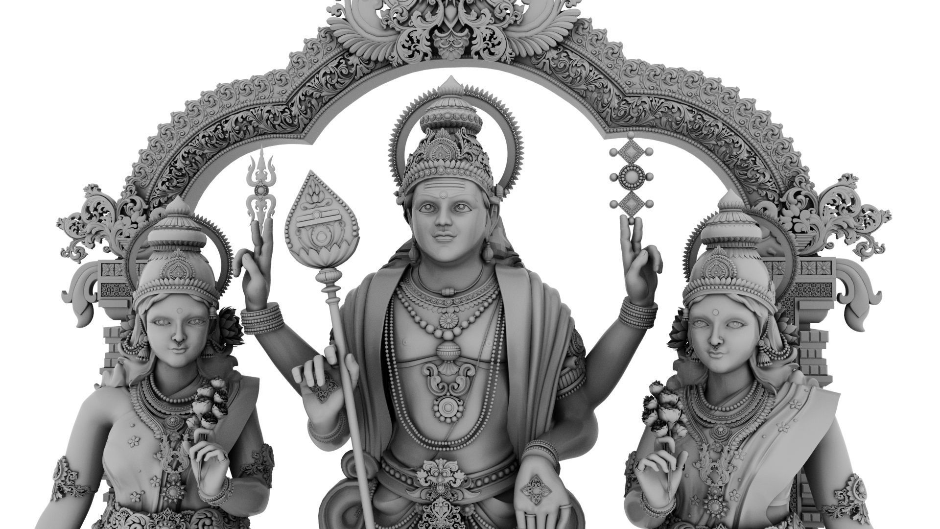 lord god muruga 3D model | CGTrader