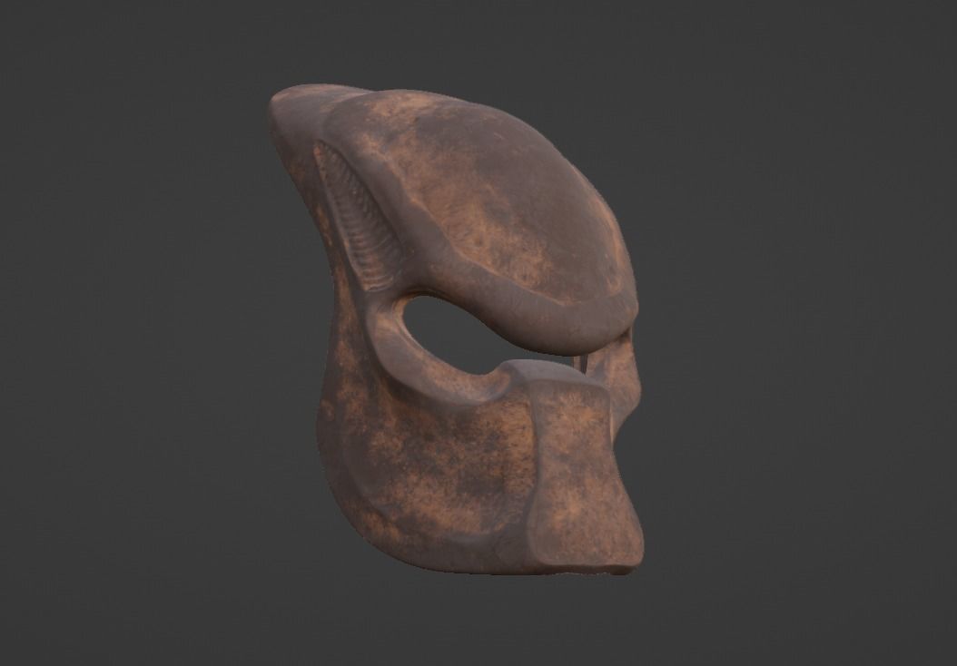Predator City Hunter mask 3D model 3D printable | CGTrader