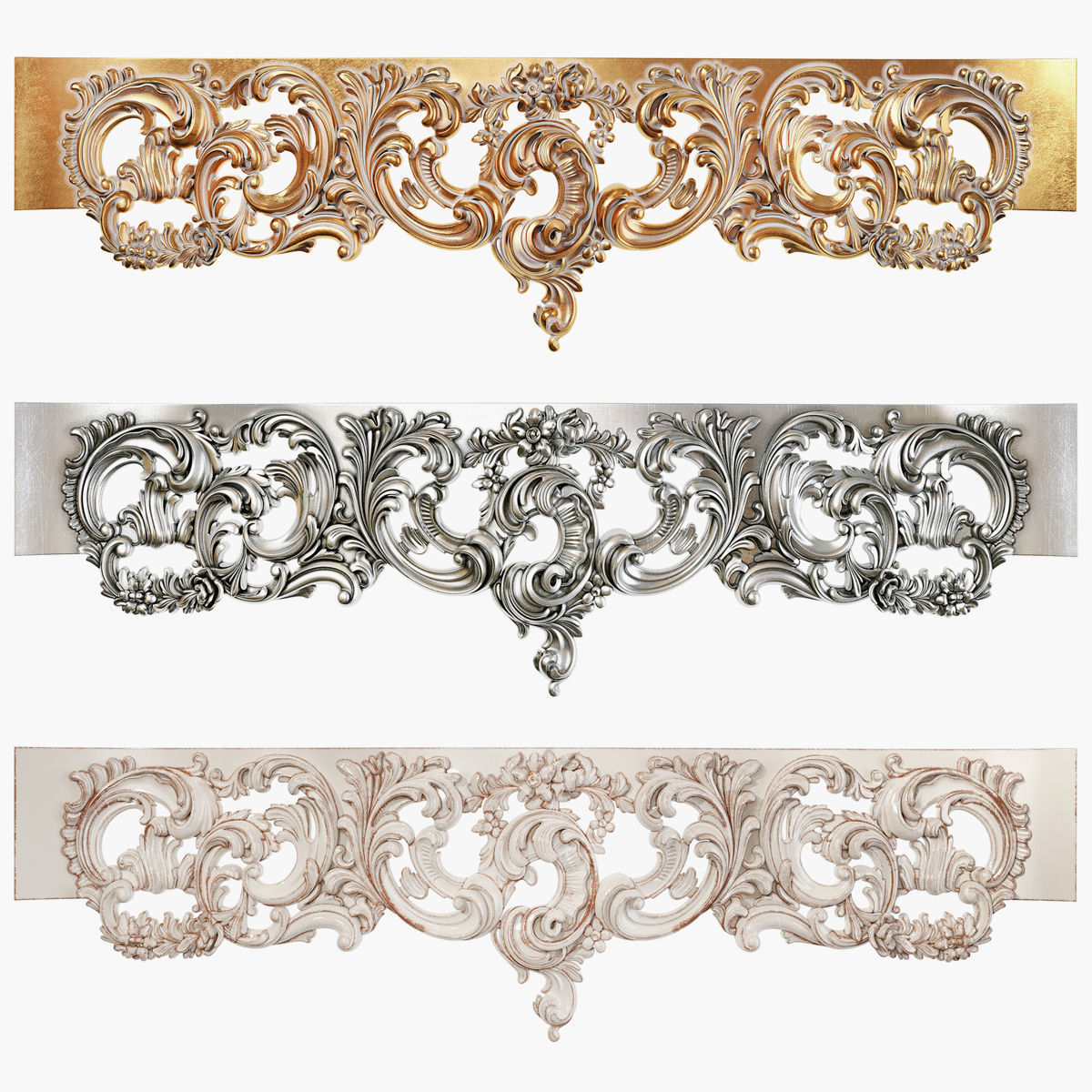 Classic carved 198 3D model | CGTrader