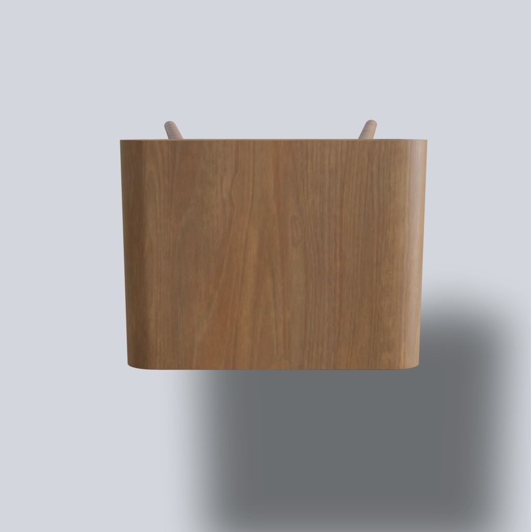 Bedside Table Eames Eiffel 3D model | CGTrader