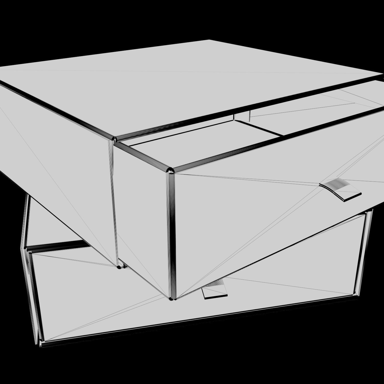 Drawer Box - Package 3D model 3D model | CGTrader