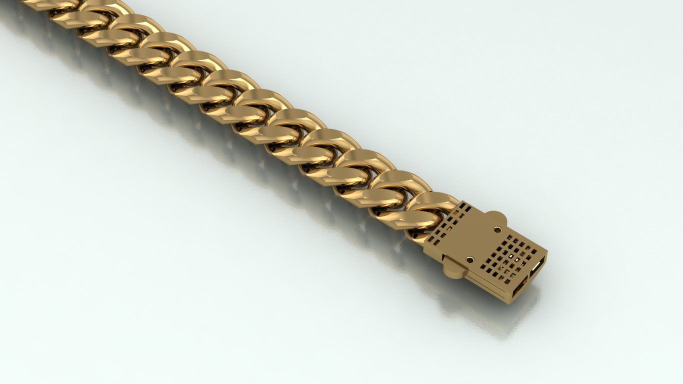 One piece fusion chain is cast directly 3D model 3D printable | CGTrader