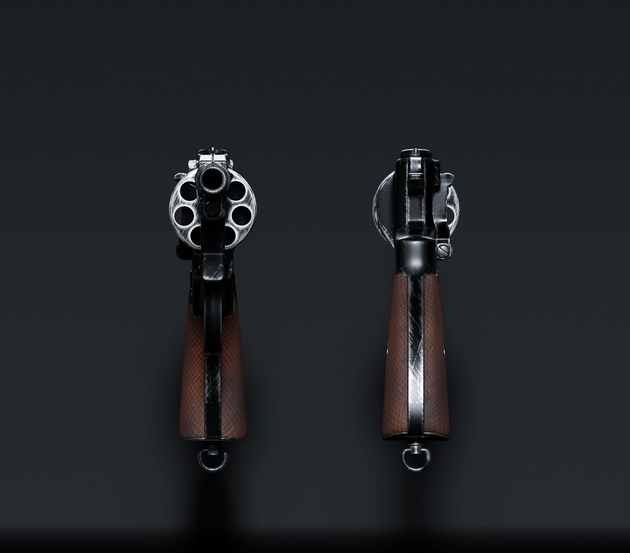 Revolver Nagant 1895 free 3D model | CGTrader