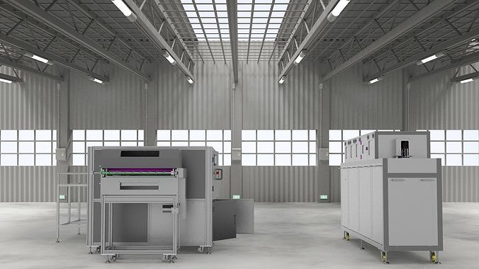 Pcb board cleaning machine collection 3D model | CGTrader