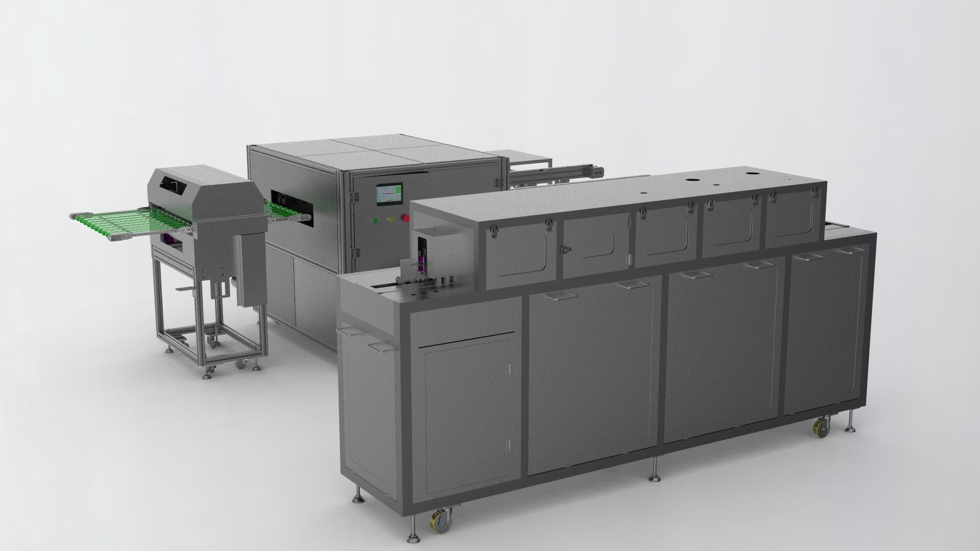 Pcb board cleaning machine collection 3D model | CGTrader