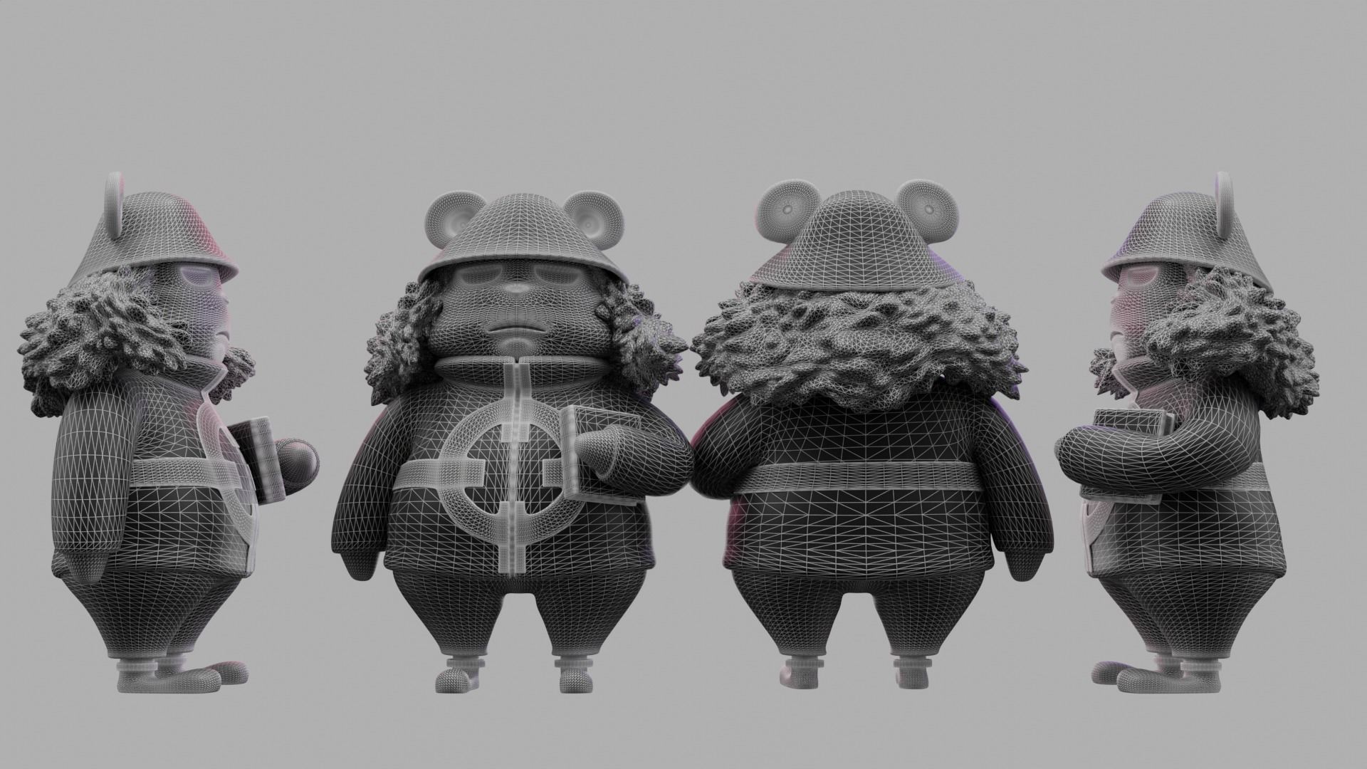 Bartholomew Kuma Chibi - One Piece 3D model 3D printable | CGTrader