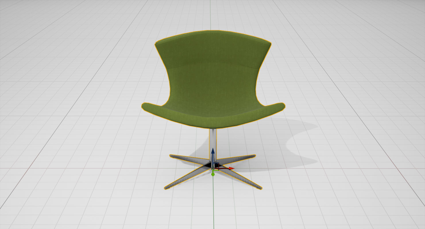 3D model PlusHalle Jet Chair UE4 VR / AR / low-poly | CGTrader