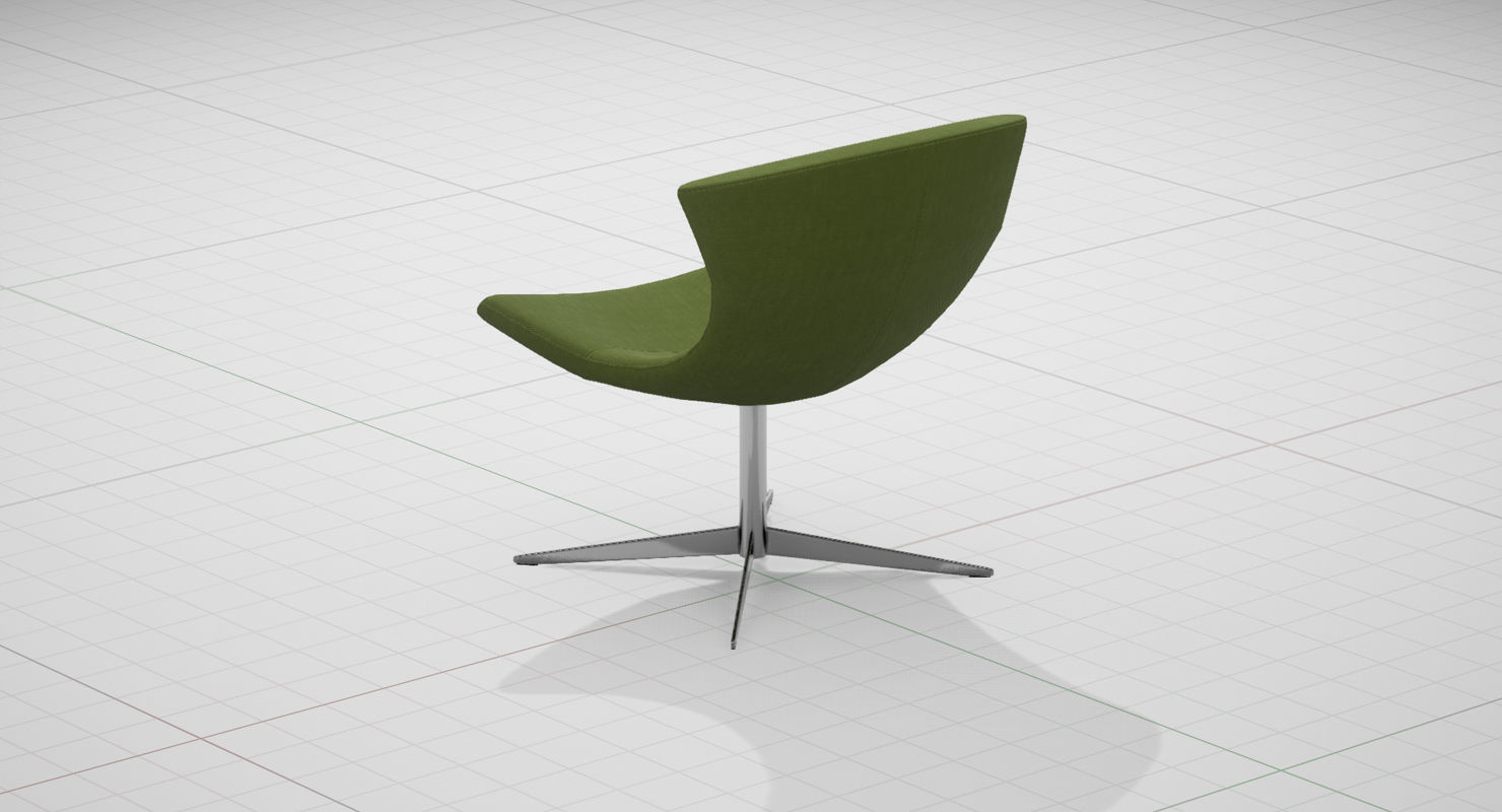 3D model PlusHalle Jet Chair UE4 VR / AR / low-poly | CGTrader