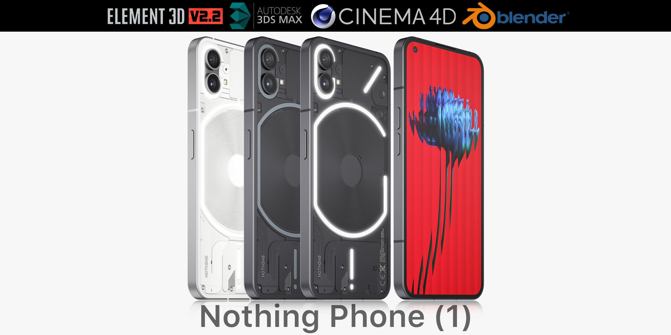 Nothing Phone 1 3D model | CGTrader