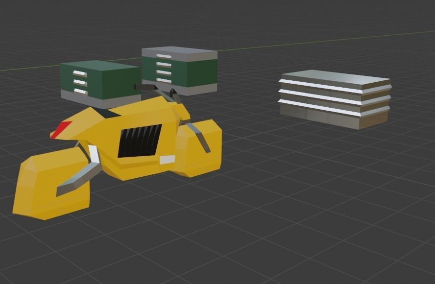 Low Poly Modular Car Body Designs Pack free VR / AR / low-poly 3D model ...