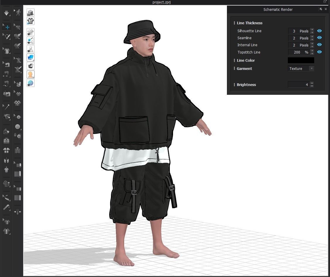 Male Outfit Marvelous Designer 3D model | CGTrader