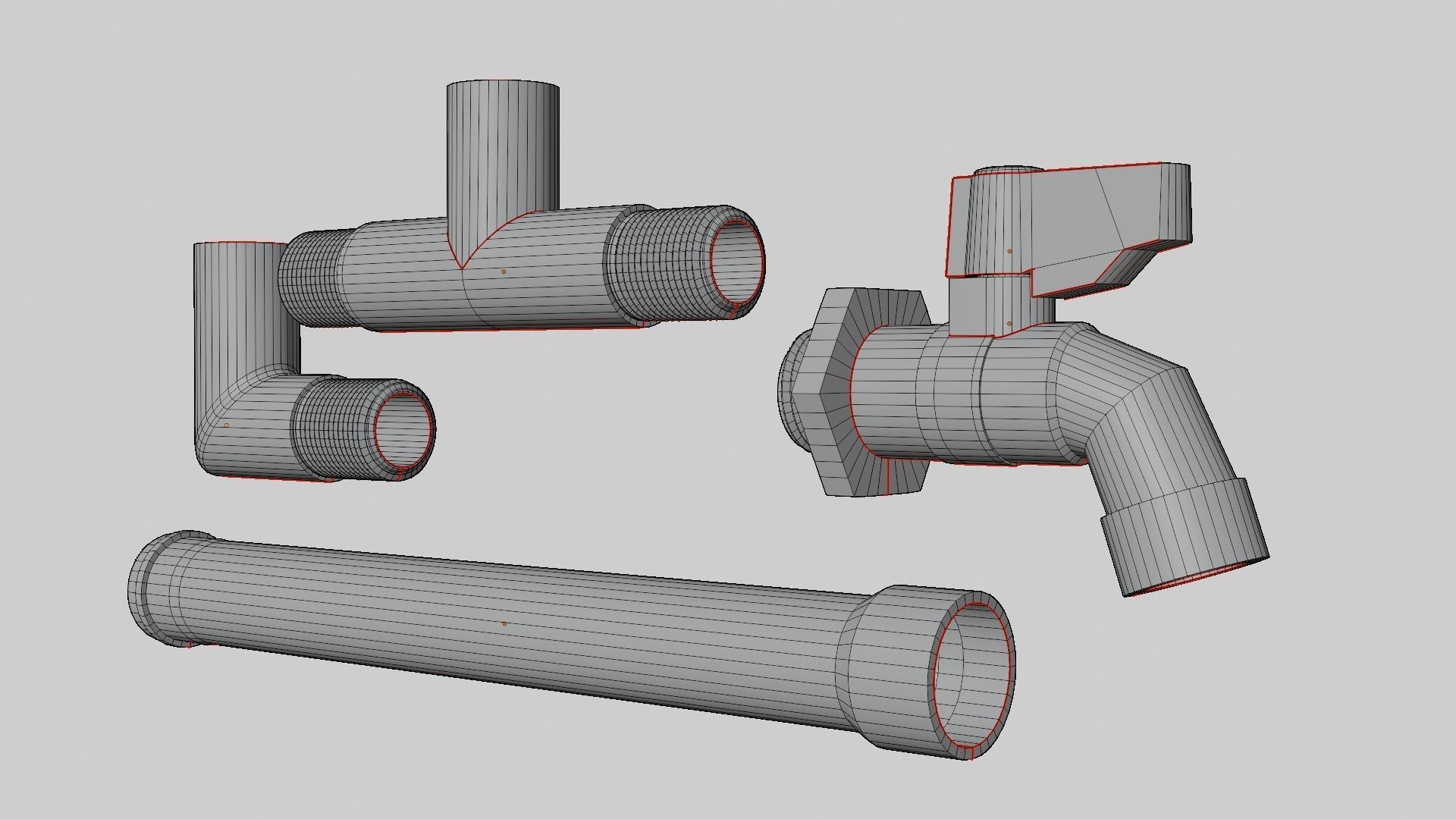 Water Faucet 3D model | CGTrader