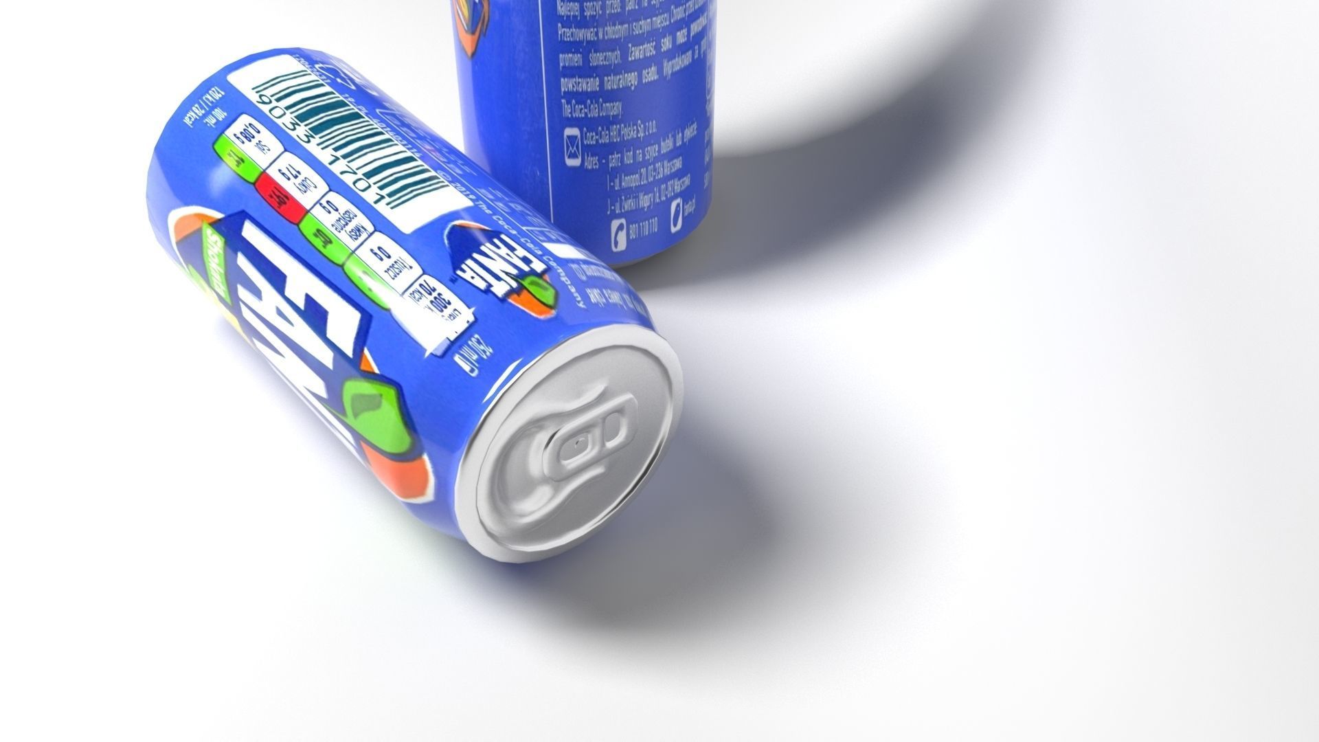 Fanta Cans 3D model | CGTrader